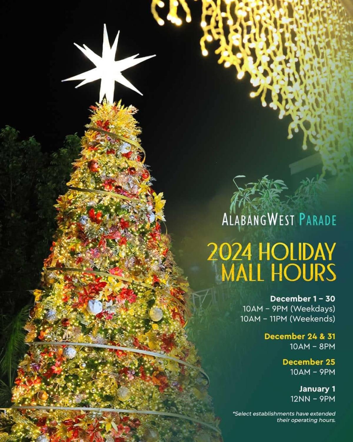 Special Holiday Mall Hours for 2024: Celebrate the Festive Season at ...