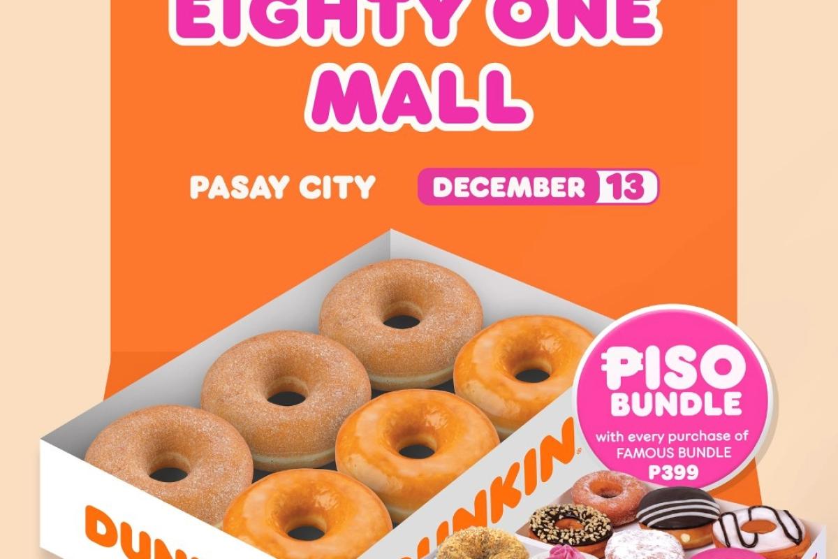 Piso Bundle Delight - Dunkin Donut One-Day Only Promo | Mega Super Sale PH